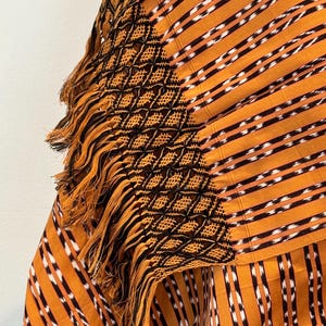 Mexican Rebozo Tenancingo Mexico Chalina Raton Small Mustard Yellow ...