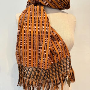 Mexican Rebozo Tenancingo Mexico Chalina Raton Small Mustard Yellow ...