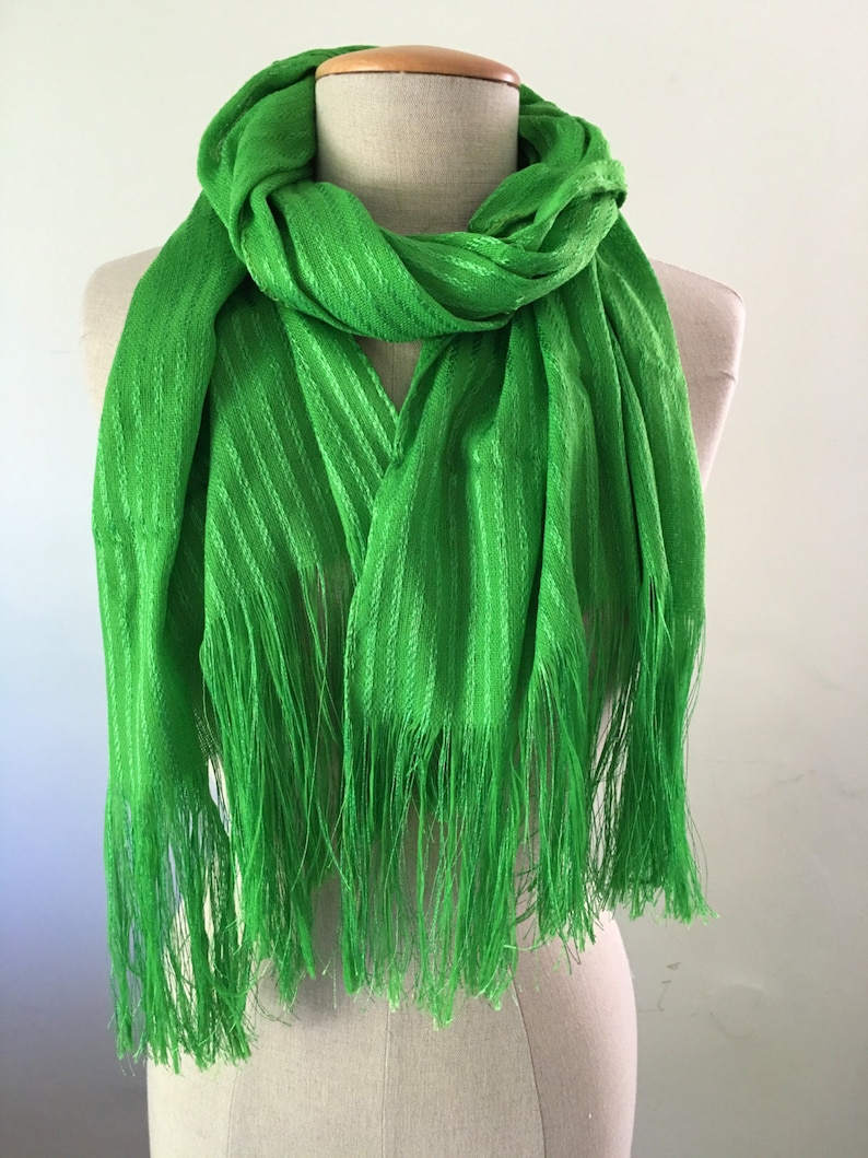 Mexican Rebozo Small Guadalupana Lime Green Verde Limon - Etsy