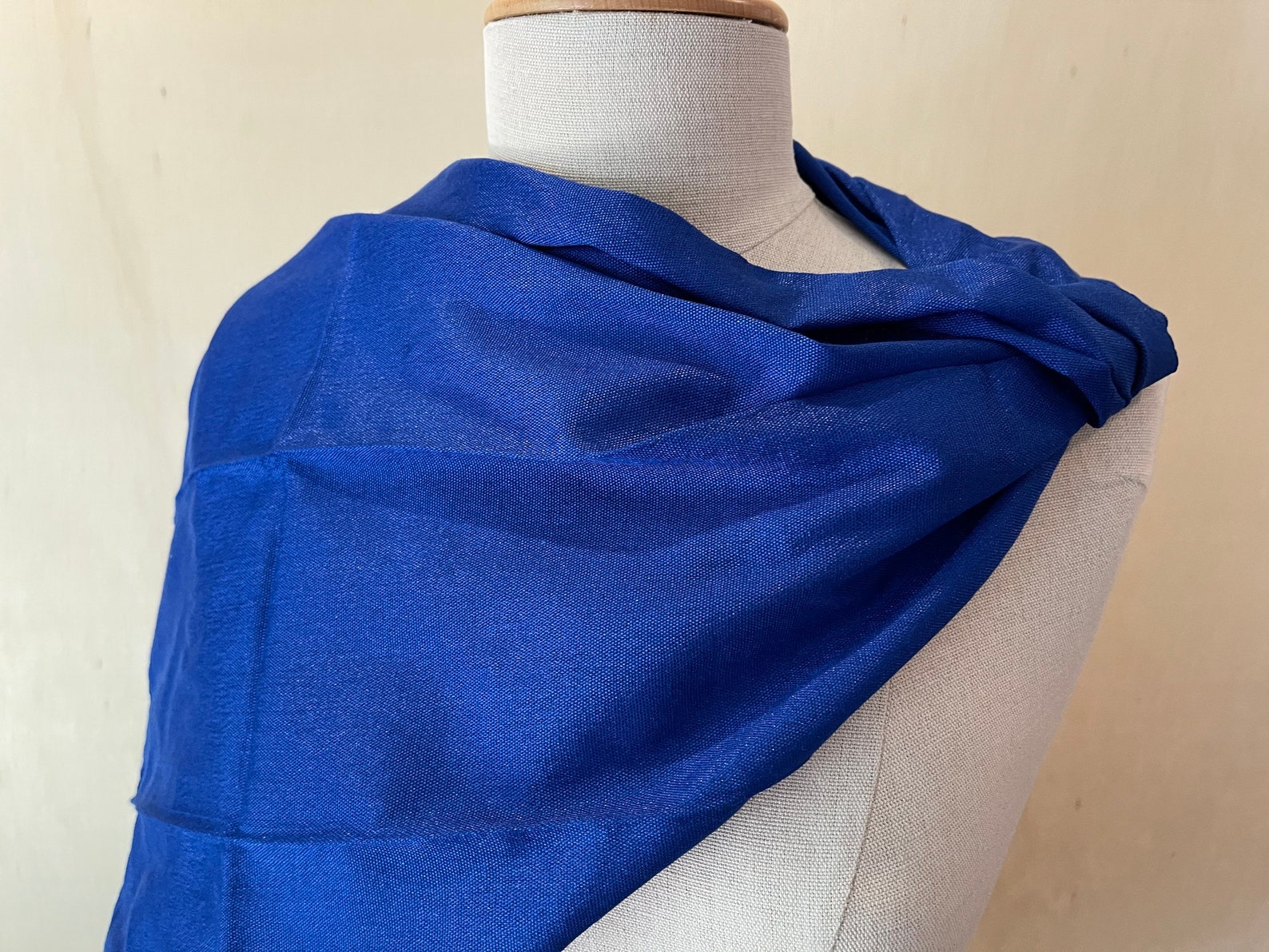 Mexican Rebozo Chalina Small Blue Azul Pequeña Seda Silk - Etsy