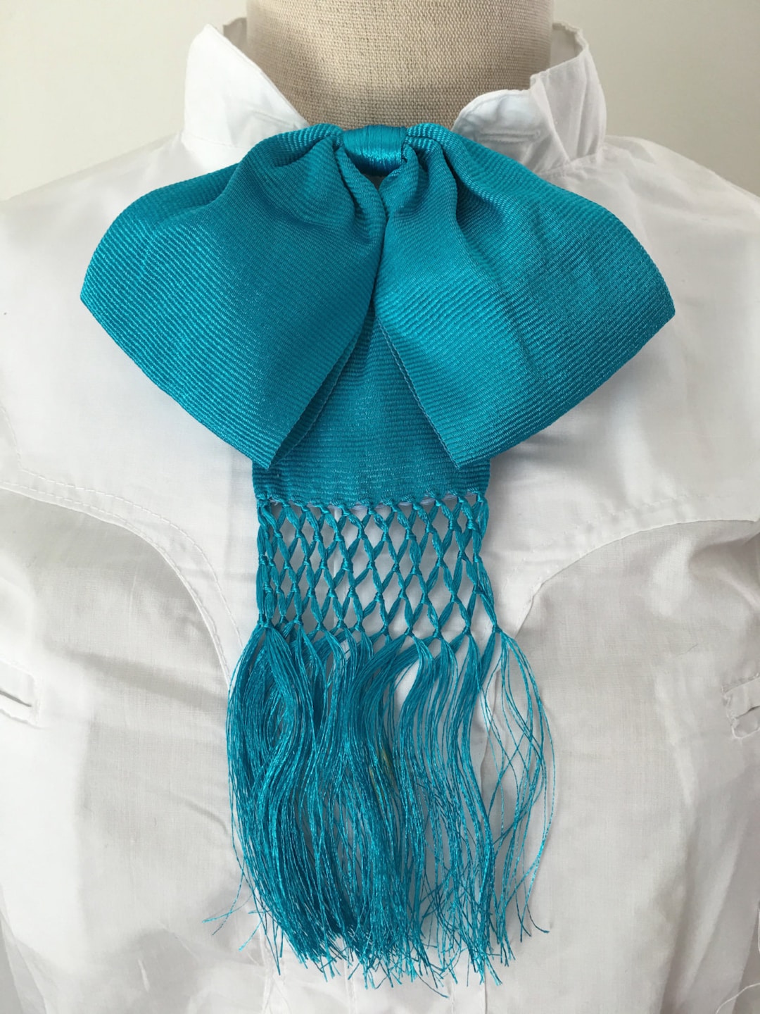Mexican Charro Moño Sencillo Bow Tie Turquoise Turquesa Handcrafted - Etsy