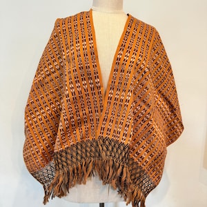 Mexican Rebozo Tenancingo Mexico Chalina Raton Small Mustard Yellow ...