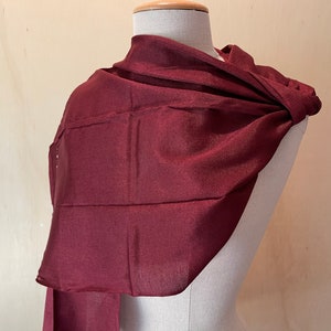 Mexican Rebozo Chalina Small Burgundy Red Wine Guinda Marrón Rojo Vino ...