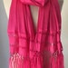 Mexican Rebozo Chalina Medium Bright Pink Fuchsia Rosa - Etsy
