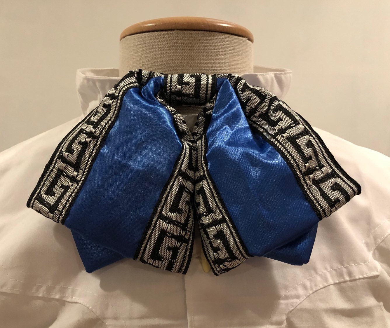 Mexican Charro Moño Blue Silver Trim Azul Plata Grecas Bow Tie ...
