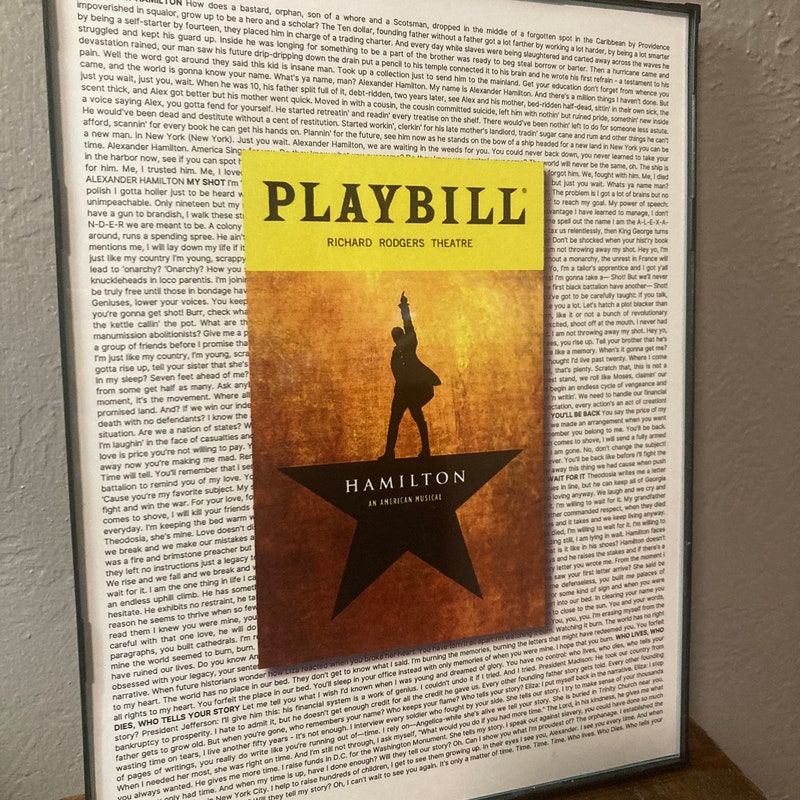 Hamilton Musical Poster - Etsy