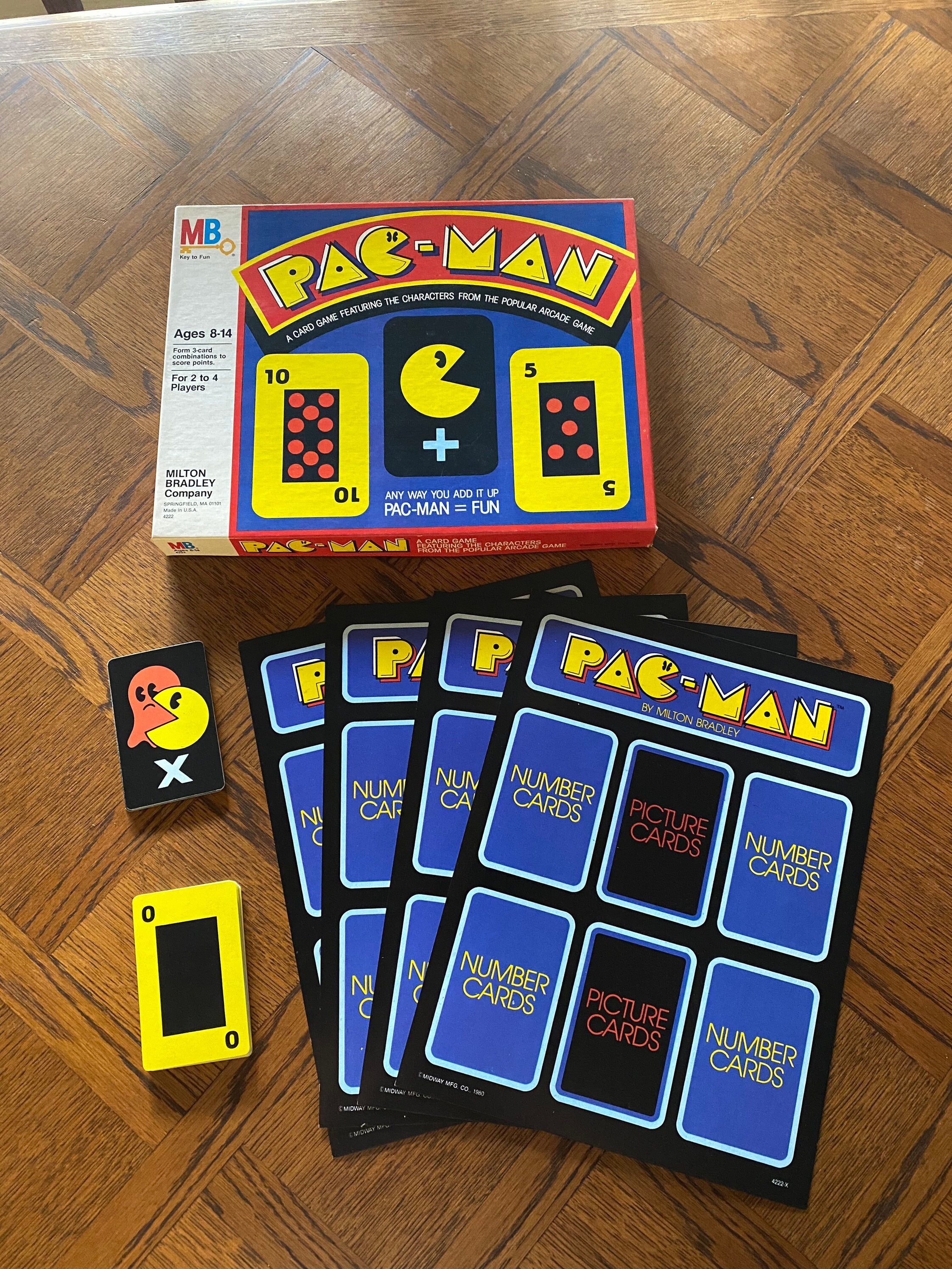 1982 Pac-man Card Game Vintage Board Game by Milton Bradley - Etsy