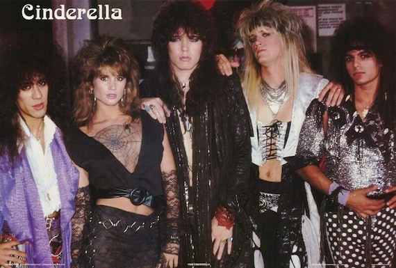 Vintage 1986 Cinderella Band Shot Poster - Etsy