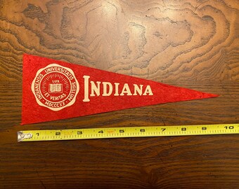 Indiana Pennant - Etsy