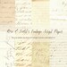 Vintage Script Papers, Antique Script Papers, Digital Papers, Vintage ...