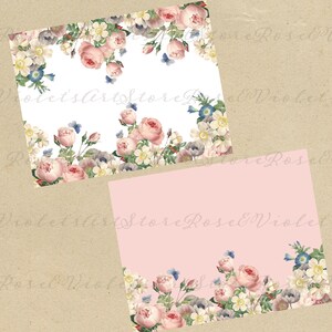 Garden Border Paper, Digital Paper, Junk Journaling, Journal Paper ...