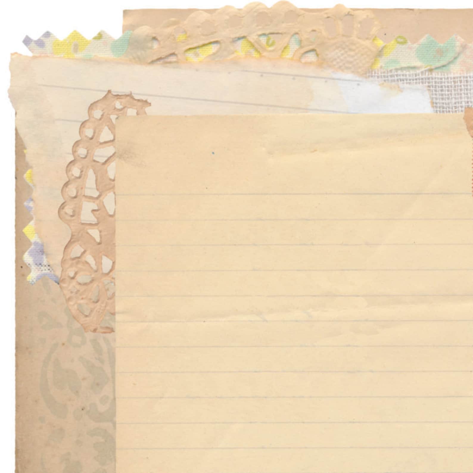 Vintage Writing Paper: Digital Paper Vintage Inspired - Etsy