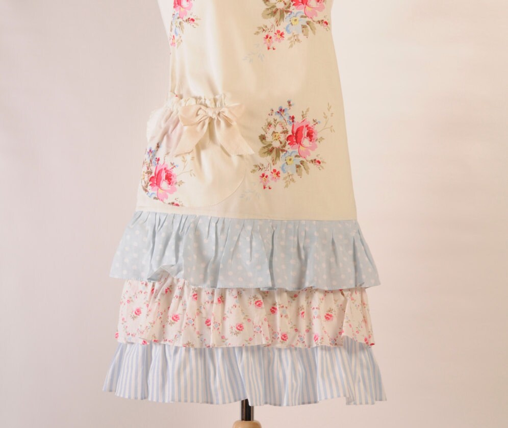 Childs apron. little girls apron. girls apron. pretty apron. | Etsy
