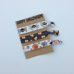 Halloween Hair Tie Favor, Party Favor, Halloween Party, Trick or Treat ...