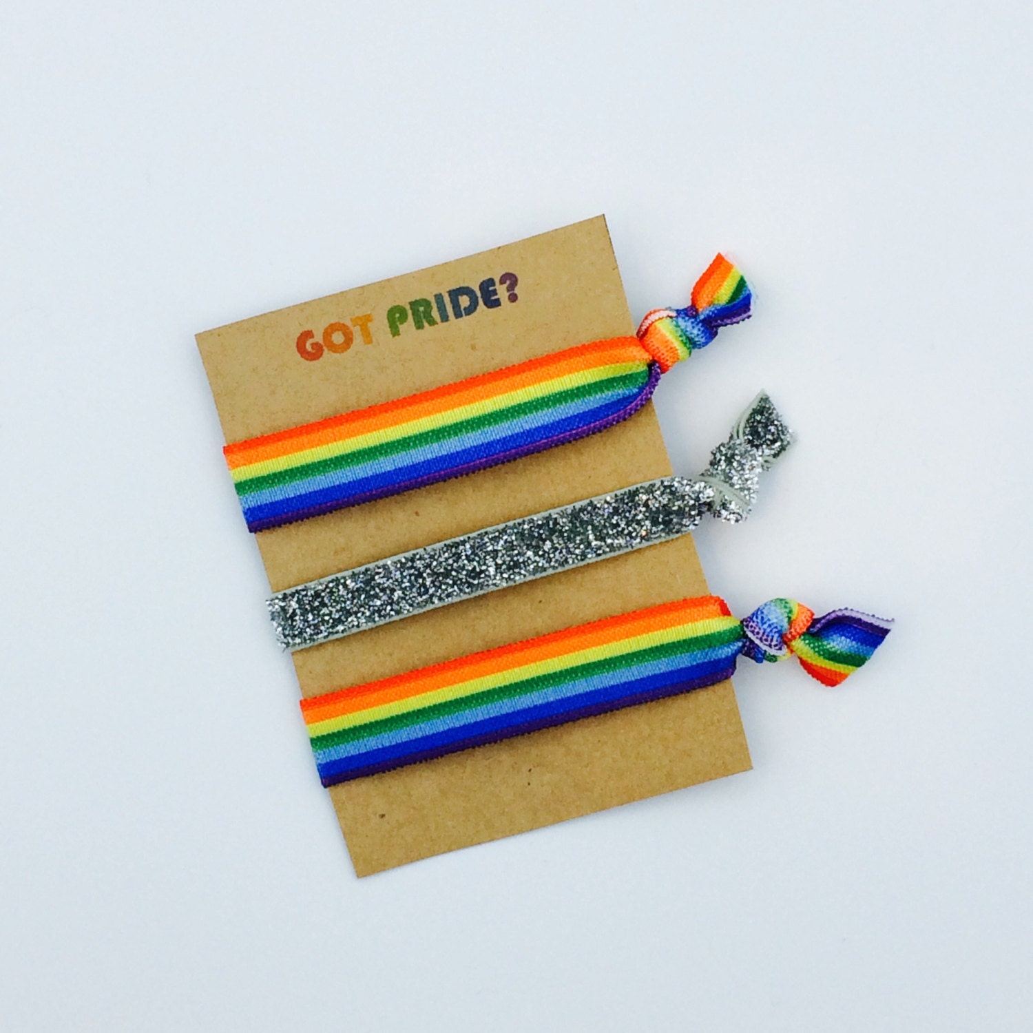 Pride Accessories LGBTQ Hair Ties Lesbian Bisexual Gay - Etsy