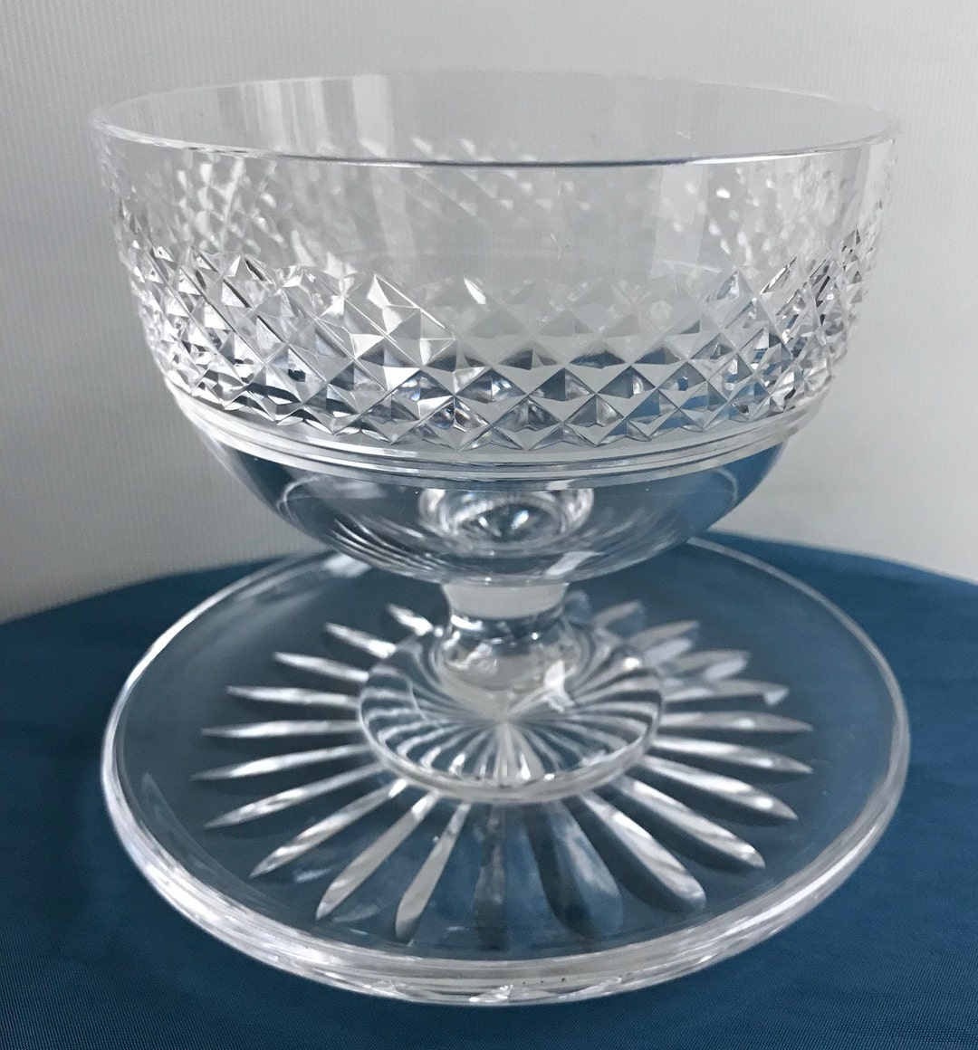 Waterford Lead Crystal Cut Glass Grapefruit Sundae Dish - Etsy