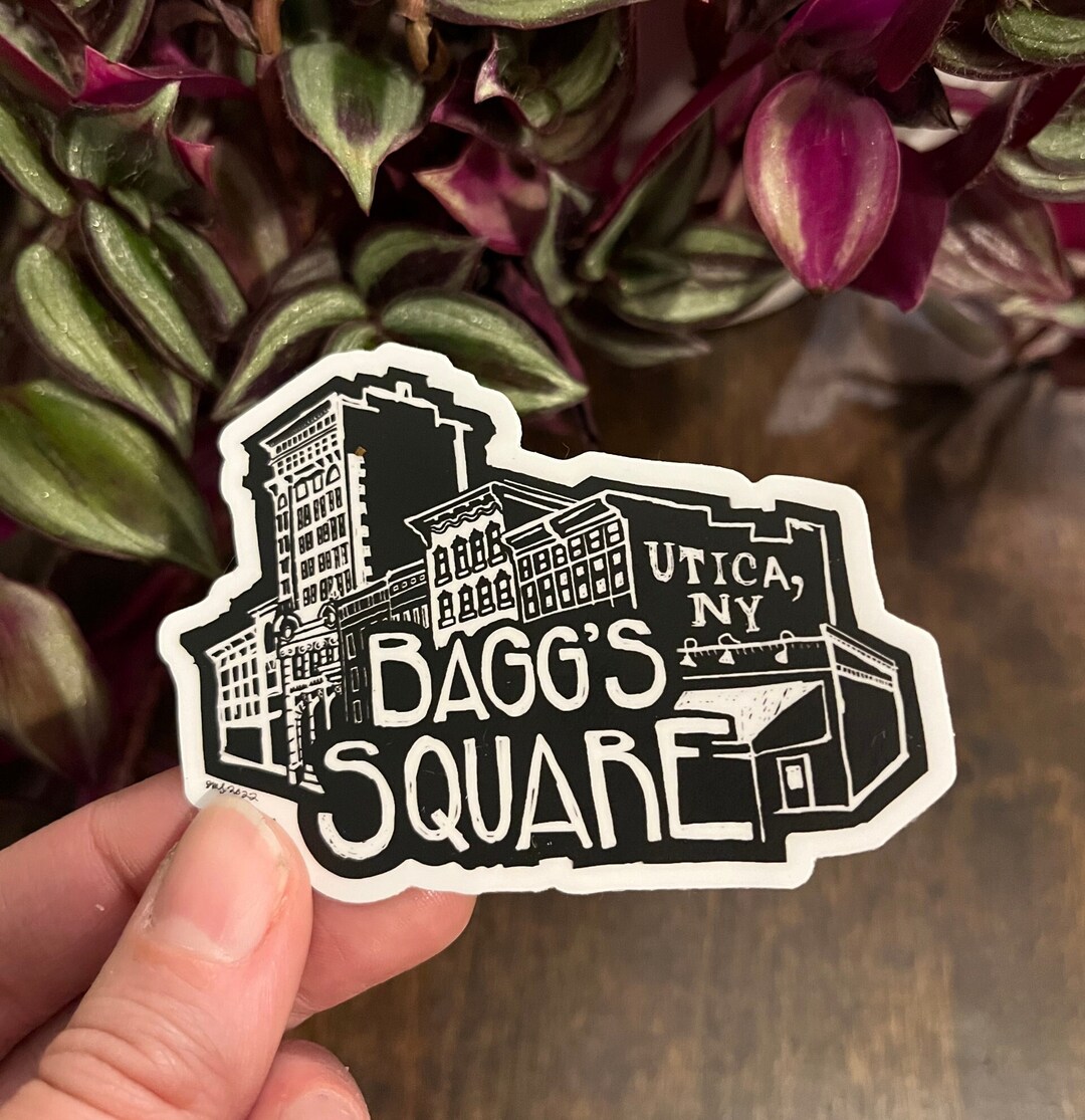 Bagg's Square | Sticker | S.M.S. Art - Etsy