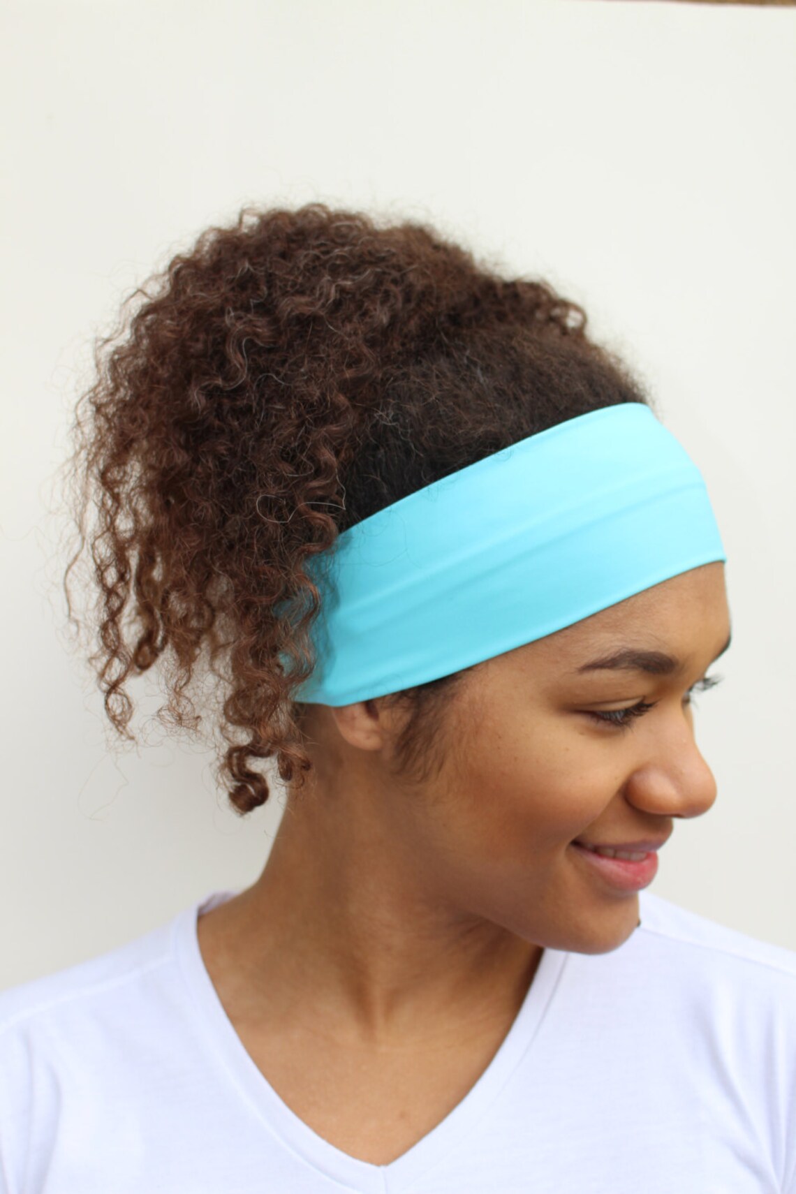 Headbands for Women: Blue Aqua Yoga Headband Wide Headband - Etsy