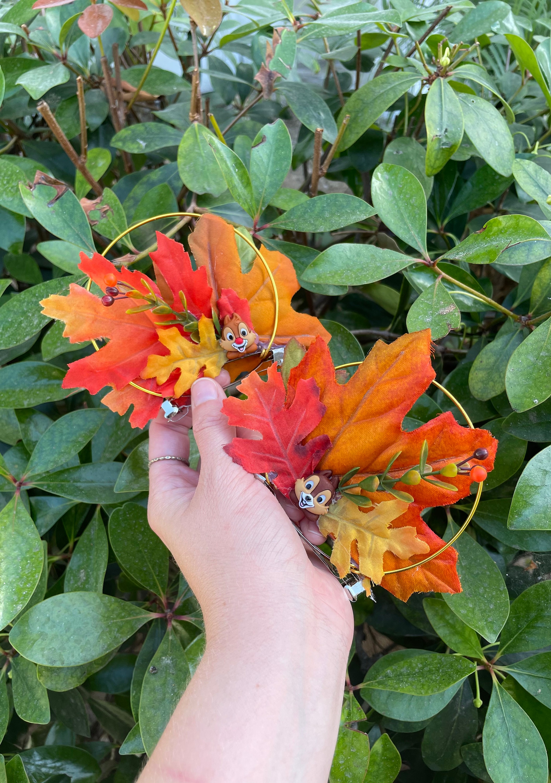 Chip and Dale Fall Inspired Clip On Ears | Etsy