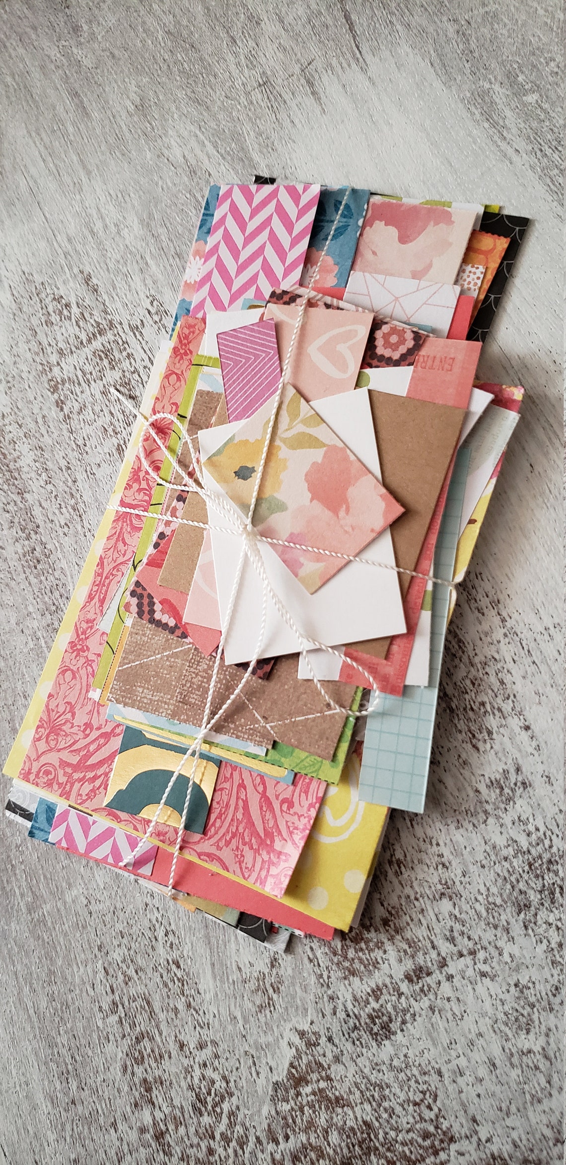 Assorted Scrapbook Paper Assorted Paper Scraps Scrapbook - Etsy