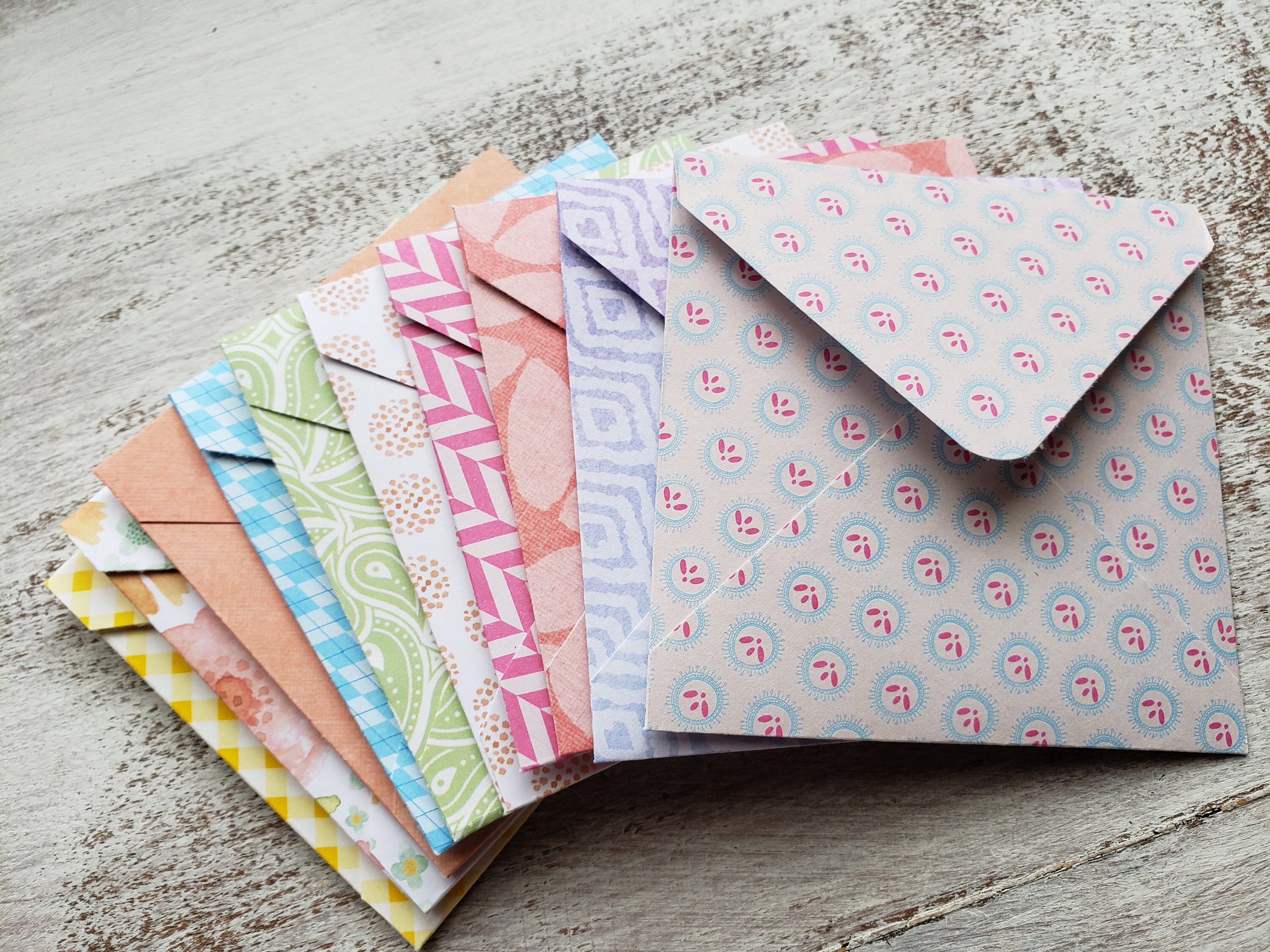 Assorted 3x3 Envelopes Random Envelopes Mini Envelopes - Etsy