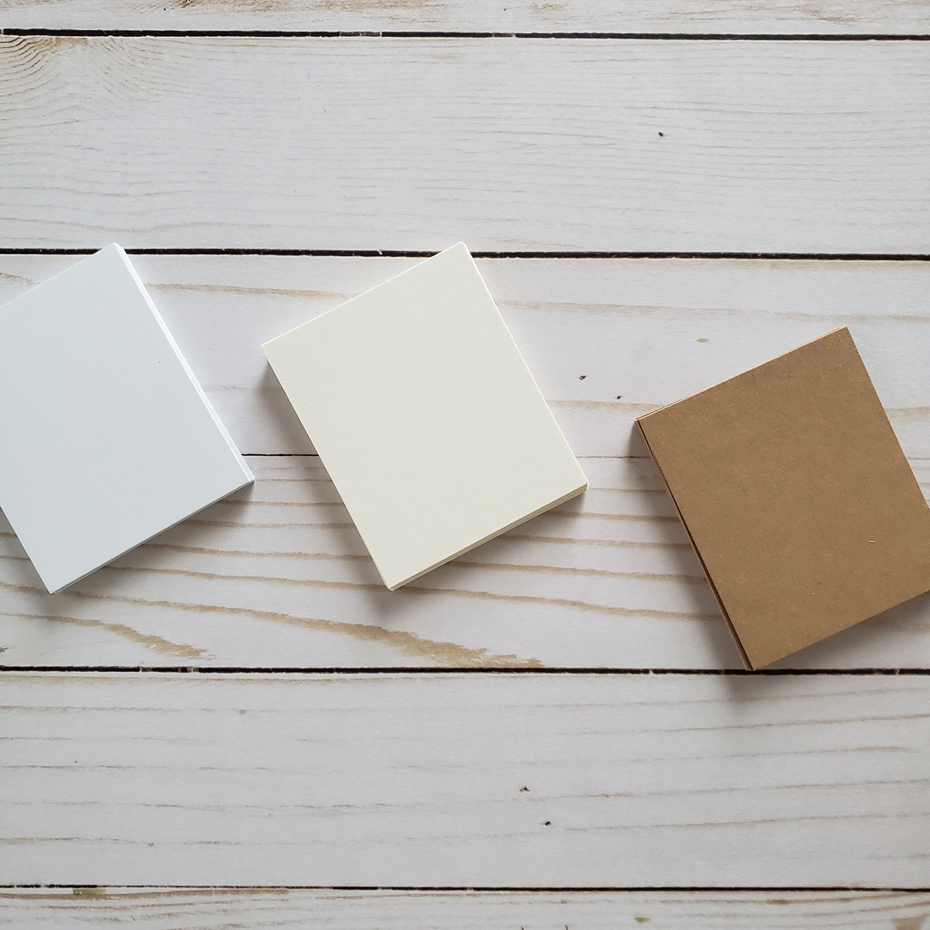 Blank Note Cards White Cards Ivory Cards Kraft Cards - Etsy