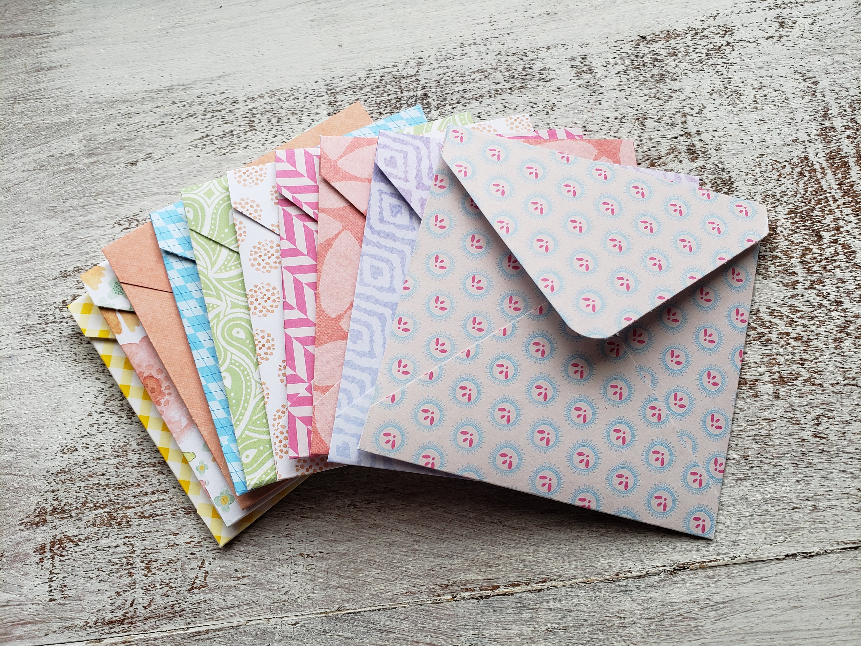 Assorted 3x3 Envelopes Random Envelopes Mini Envelopes | Etsy