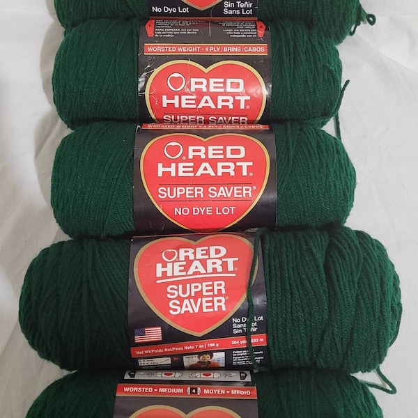 Red Heart Yarn - Etsy