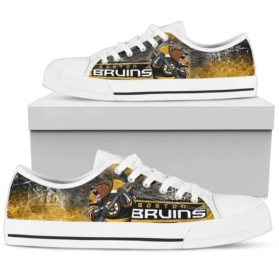 Boston Bruins NHL Hockey 12 Low Top Sneakers Low Top Shoes - Etsy