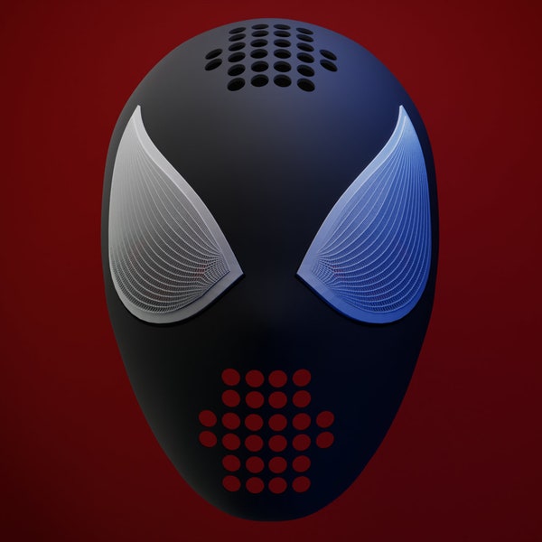 Spiderman Face Shell Stl - Etsy