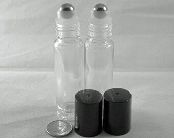 REAL GLASS Roller Ball Inserts CLEAR Glass Replacement Part - Etsy