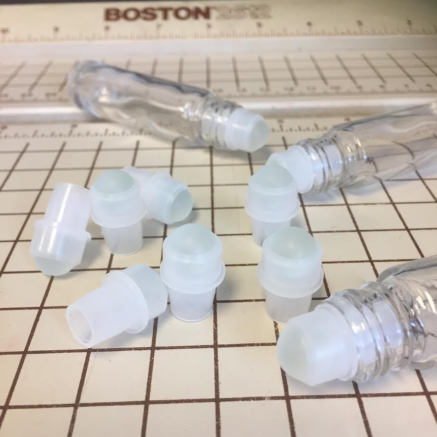 Real GLASS ROLLER Ball Inserts- CLEAR Glass Replacement Part, Fits ...