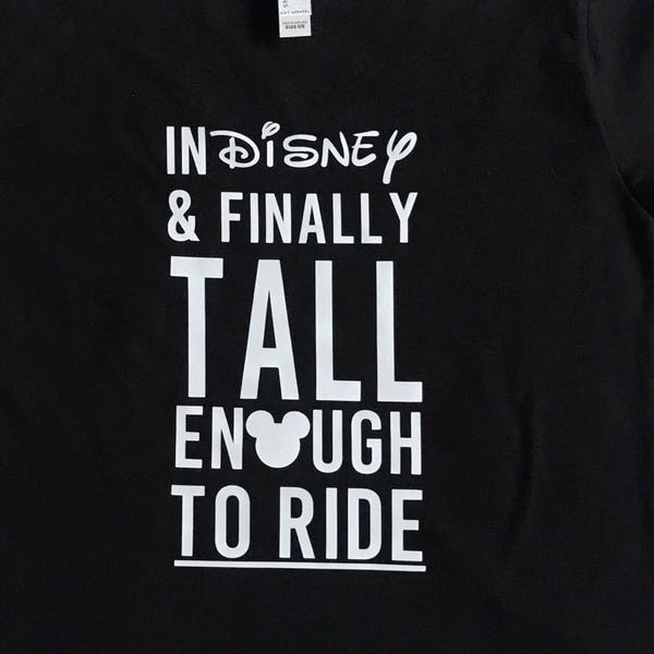 Tall Enough Ride - Etsy