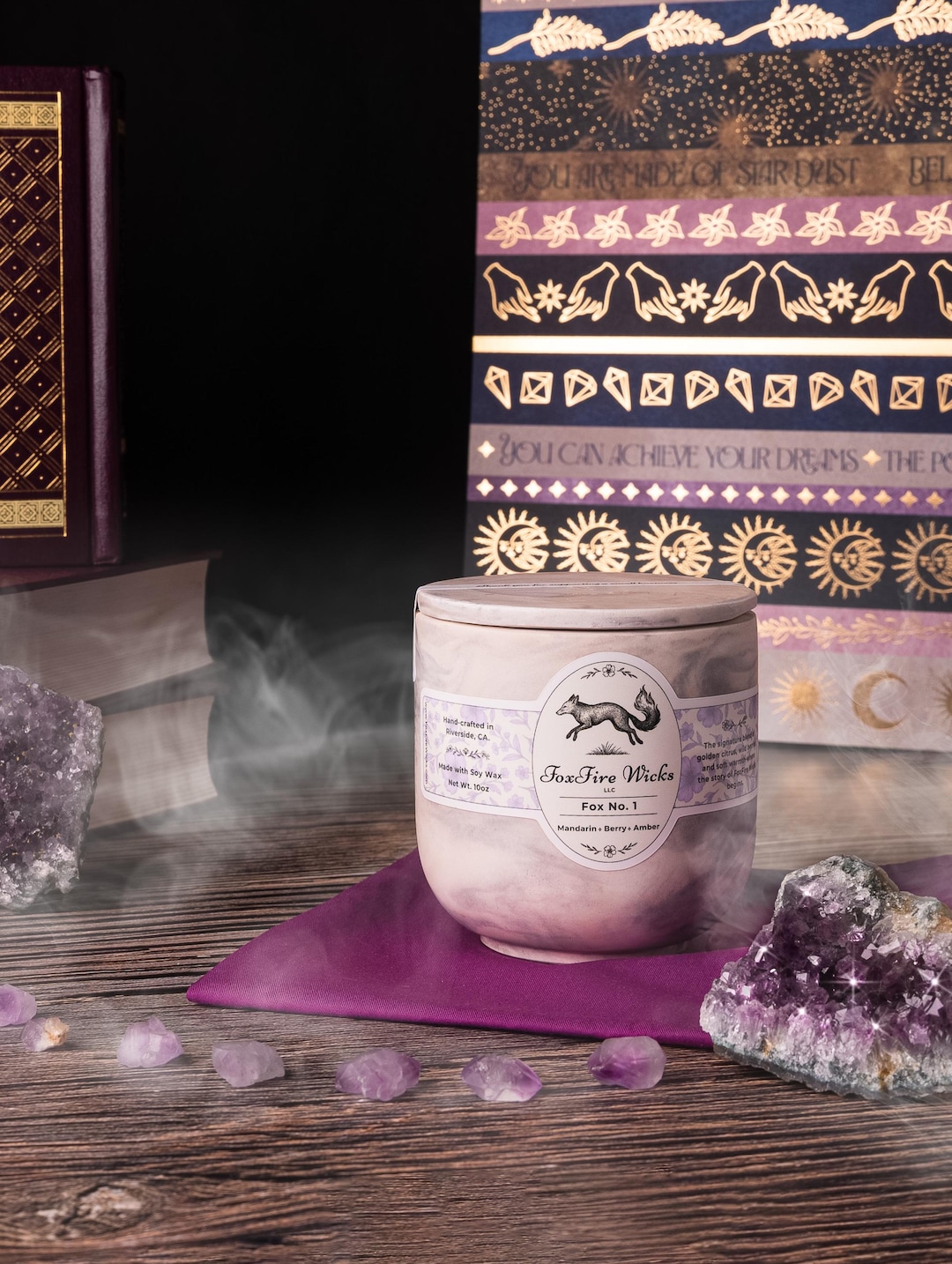 Fox No.1 Signature Candle | Plum & Pomegranate With Cashmere Musk ...