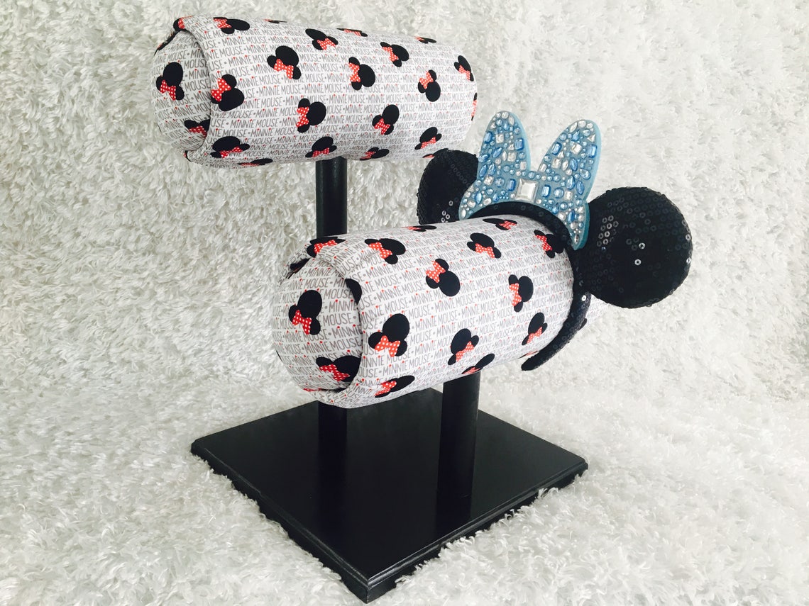 White and Gray Minnie Mouse Different Base Colors Available | Etsy