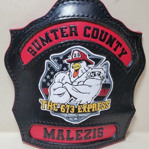 CUSTOM LEATHER Shield Front Patch Plaque Custom Made Leather - Etsy