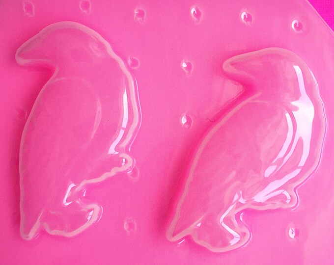 2pc Realistic Raven Bird Decoden Flexible Plastic Mold for Resin Crafts ...