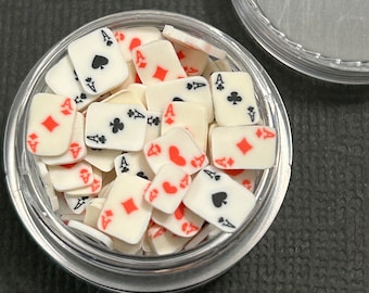 Playing Cards Card Play Ace Aces Love Poker Slime Polymer Clay - Etsy