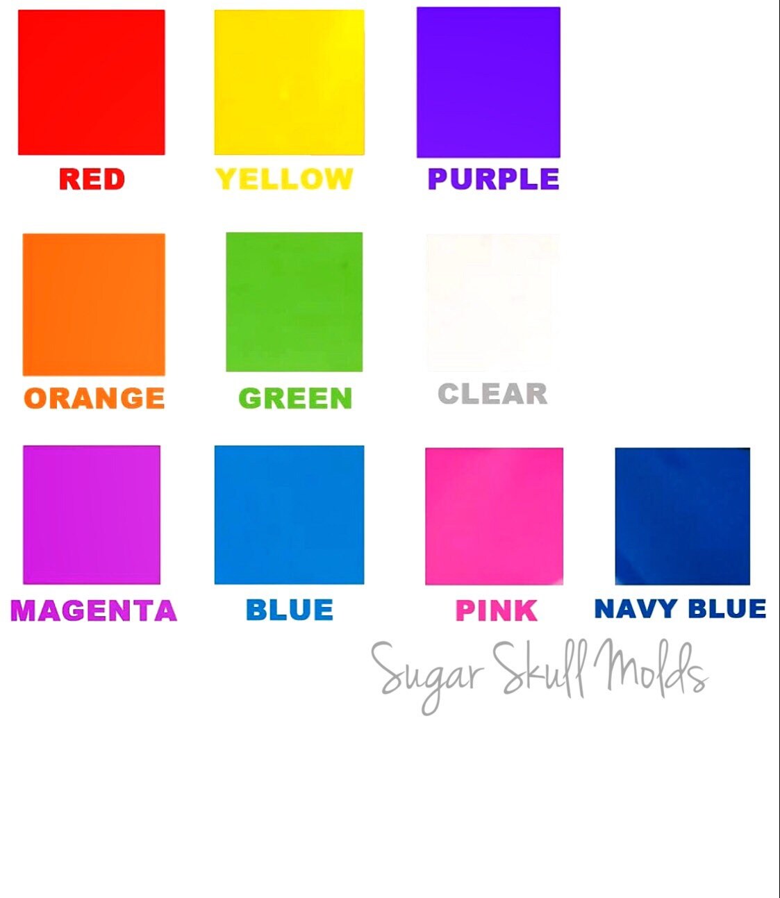 20pc Assorted Red Orange Yellow Blue Green Pink Purple - Etsy