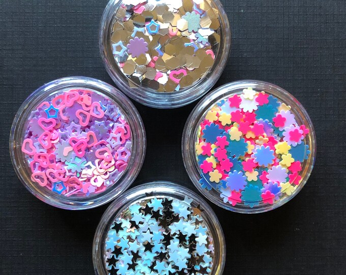 4 Assorted Large Center Cut Seashell Slices Shells for Resin Clay ...