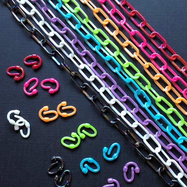 Plastic Chain Link - Etsy