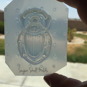 Vintage Detailed Beetle Insect Bug Flexible Plastic Mold for Resin ...