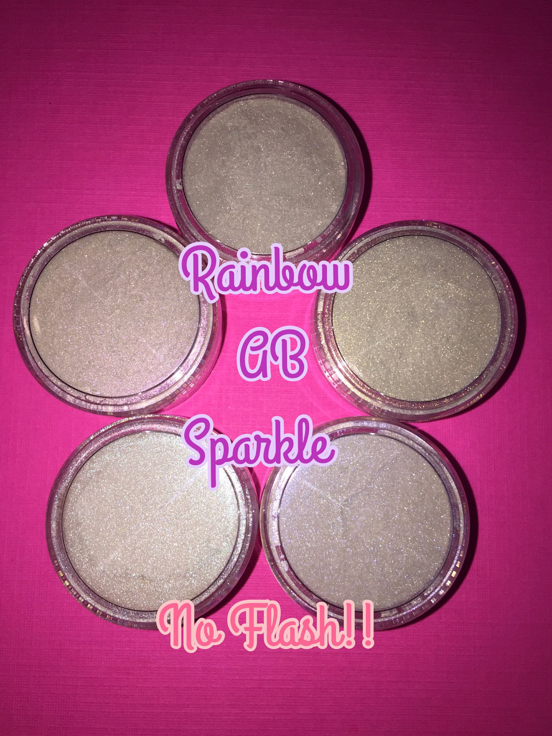 Visual Arts Craft Supplies & Tools 5 Jars Of Sparkling AB Rainbow Craft ...
