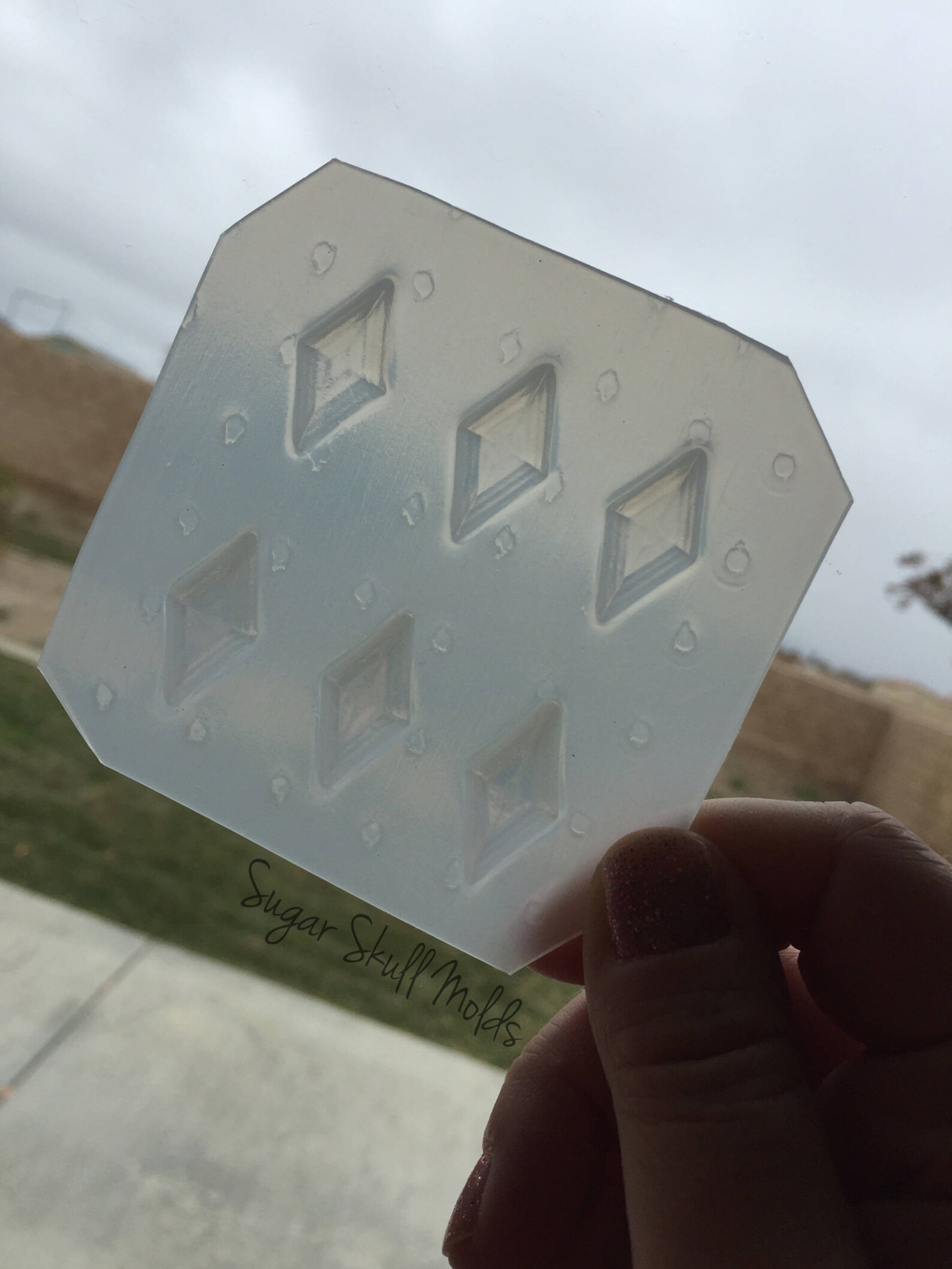 6pc Mini Faceted Gems Jewel Thin Diamond Shapes Flexible - Etsy