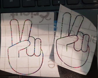 Jeep Wave Peace Sign - Etsy