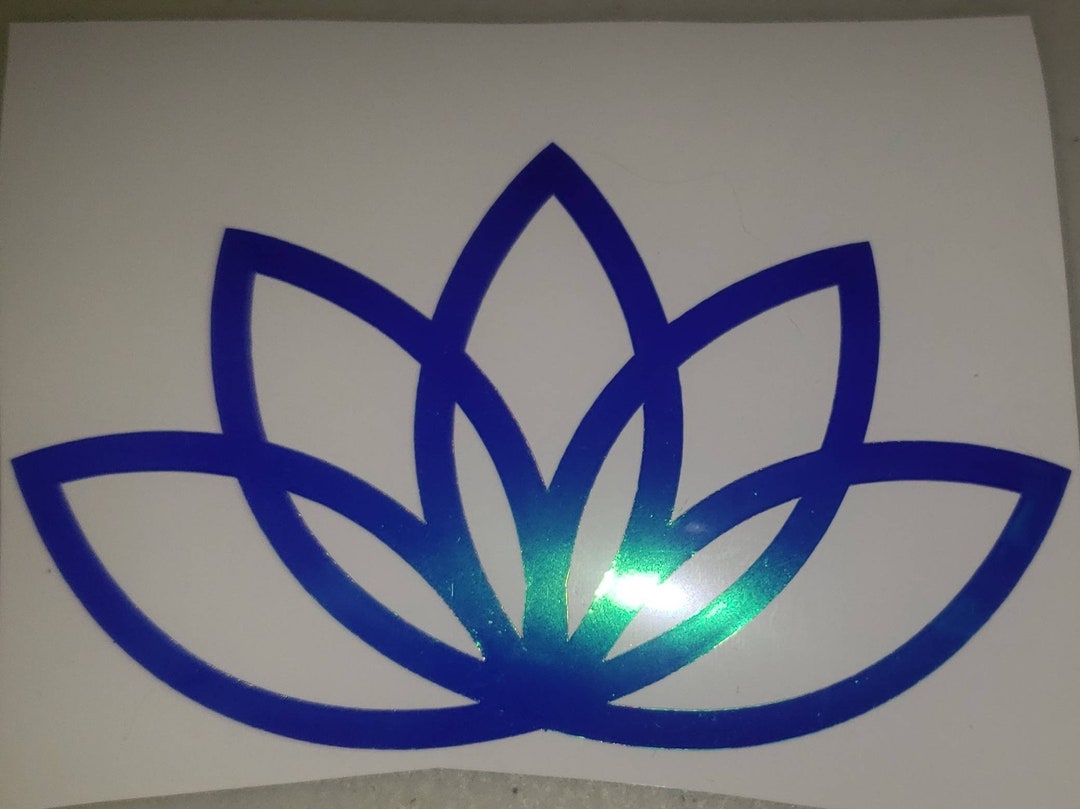 Lotus Flower Sticker/decal Vinyl - Etsy