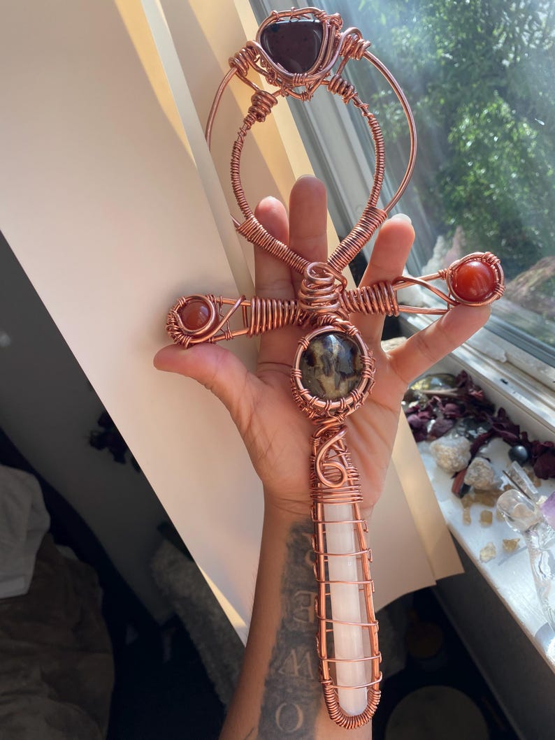 Custom Handcrafted Ankh – Sacred Life Key for Healing, Balance ...