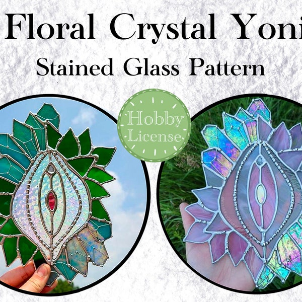 Vulva Stained Glass - Etsy UK