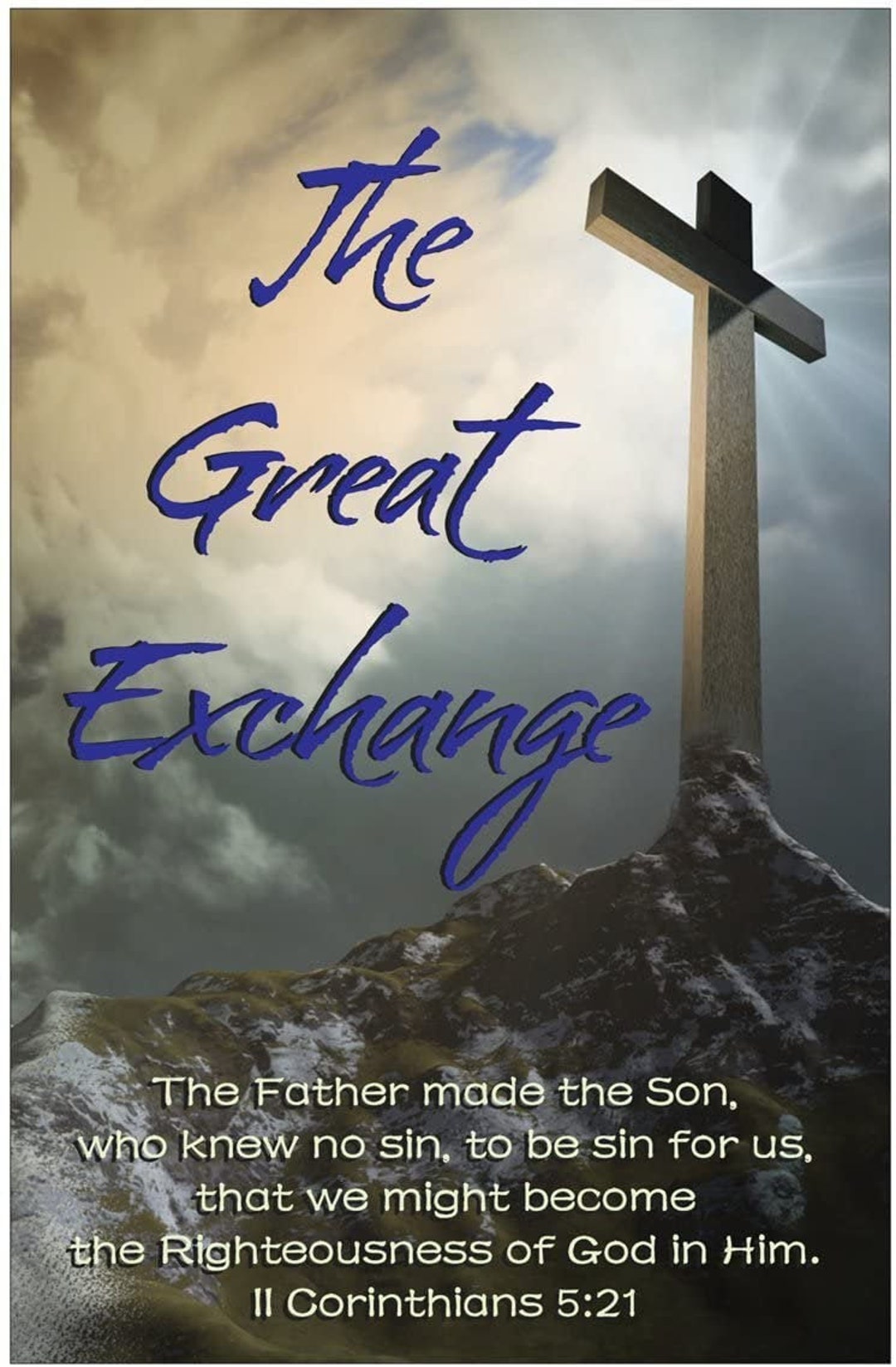 The Great Exchange 11'' X 17'' Inspirational Christian Poster-a81 - Etsy