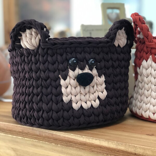 Bear Basket - Etsy
